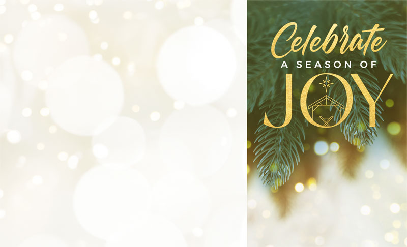 Celebrate Season Joy Bulletin - Church Bulletins - Outreach Marketing
